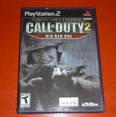 Call of Duty 2 Big Red One Collector's Edition (Sony PlayStation 2 PS2 ...