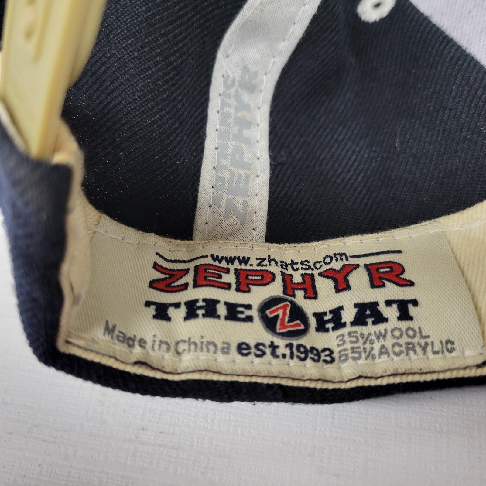 Long Beach Logo Zephyr The Z Hat Blue Snapback Hat - Gem