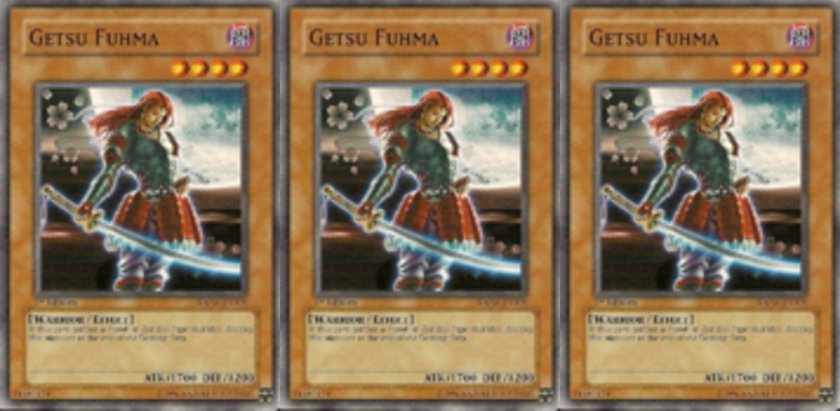 Getsu Fuhma SDZW-EN010 X 3 1st Mint yugioh | eBay