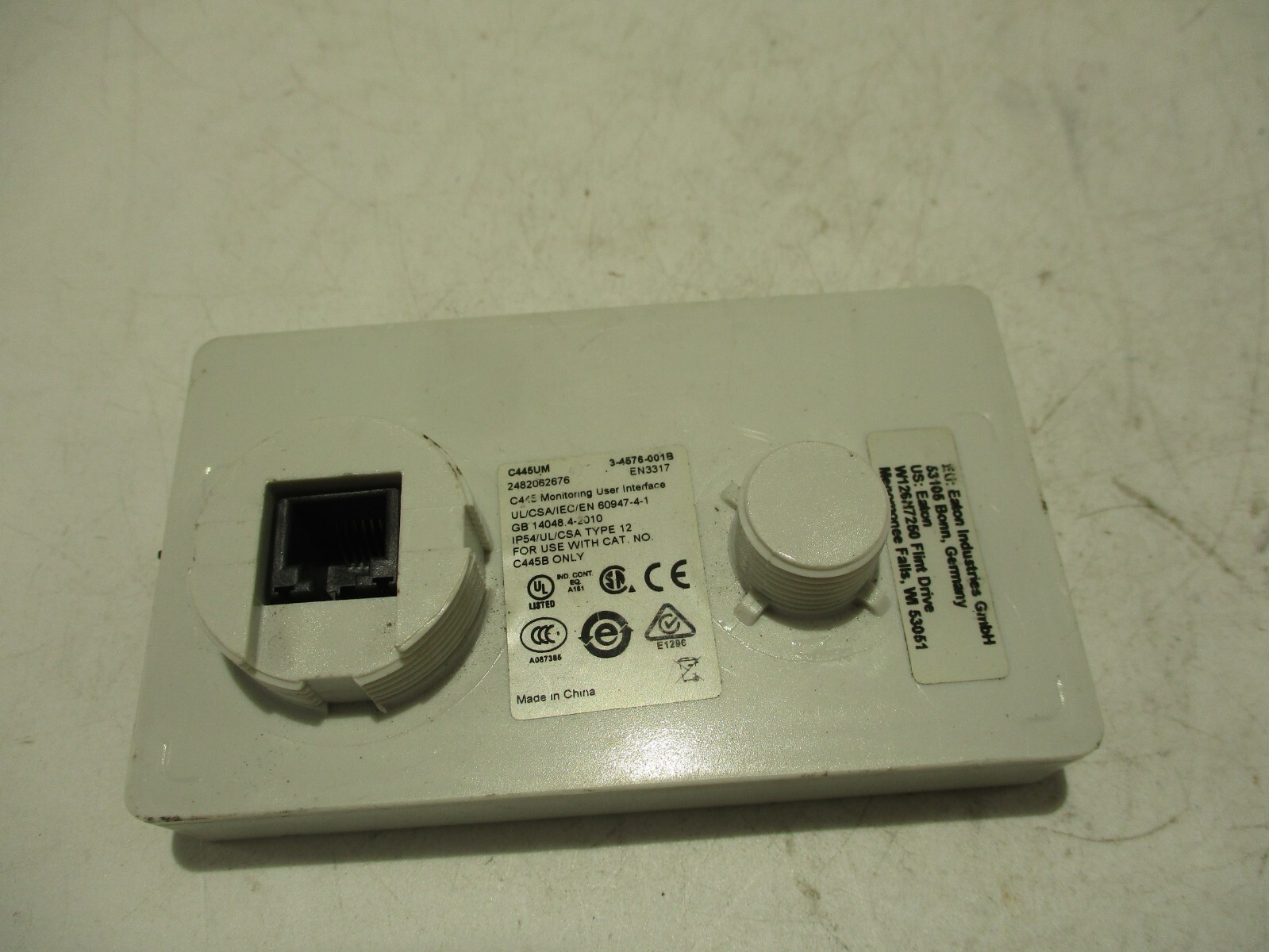 EATON C445UM DIGITAL MONITORING USER INTERFACE C445 NO EXTRA PARTS | eBay