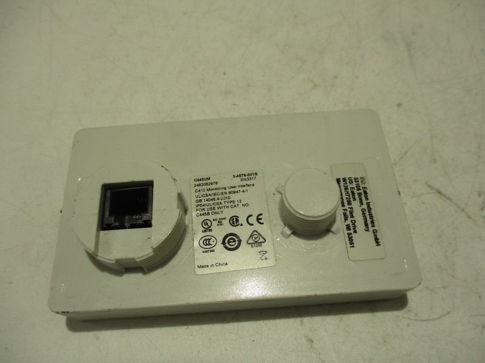 EATON C445UM DIGITAL MONITORING USER INTERFACE C445 NO EXTRA PARTS | eBay