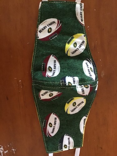 Face masks - Rugby Union #2, child size small | eBay Australia