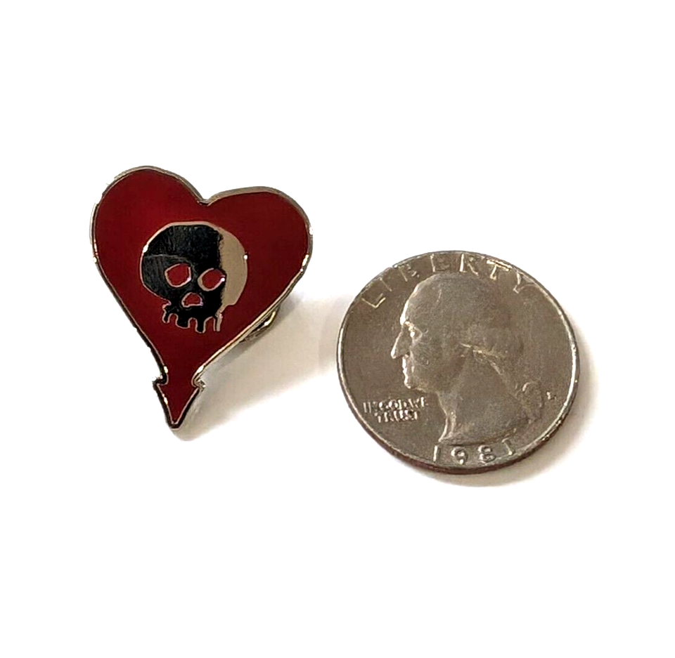 Alkaline Trio - Punk - Heart & Skull - Emo - Enamel Pin Music Brooch ...