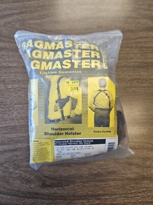 USA Bagmaster HORIZONTAL Shoulder Holster Handgun Pistol 380 | eBay
