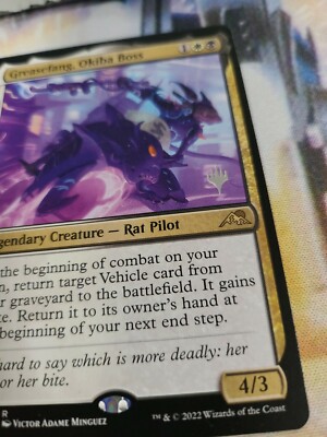MTG Kamigawa Neon Dynasty - Greasefang, Okiba Boss PROMO | eBay