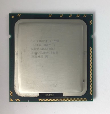 Intel® Core™ i7-930 Processor, SLBKP, 8M Cache, 2.80 GHz, 4.80 GT/s ...