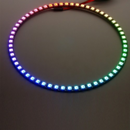 NeoPixel RGB LED Ring mit 60 WS2812 5050 RGB LEDs 5V für Arduino ...