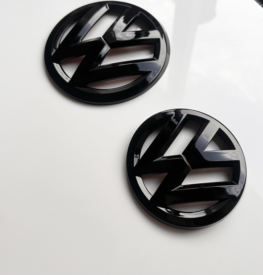 Volkswagen Golf MK7.5 (2018-2020) Set Replacement Badges Emblem Gloss ...