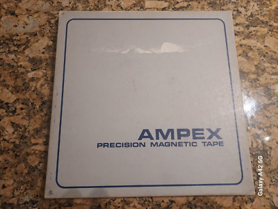 Vintage AMPEX PRECISION TAPE 10.5”x 1/4” REEL w. Box :REM,BOWIE,Big Cou ...