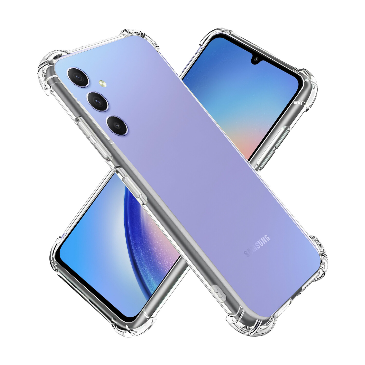 For Samsung Galaxy A34 5G Phone Case Silicone Gel Skin Tough Shockproof ...