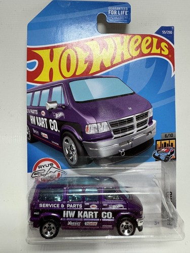 Mattel Hot Wheels Dodge Van #55/250 HW Metro 6/10 Diecast Purple ...
