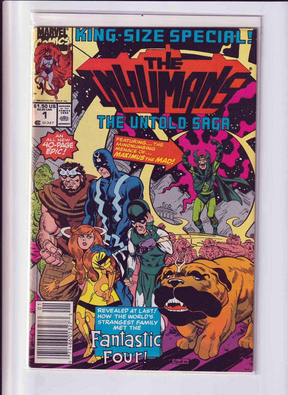 The Inhumans The Untold Saga King Size Special (1990) | eBay