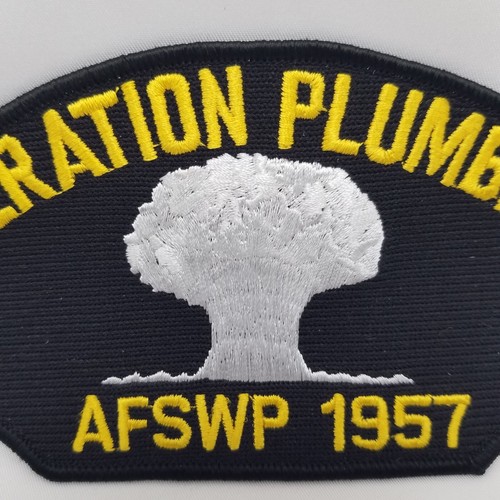 Operation Plumbbob AFSWP 1957 Patch Armed Forces Special Weapons ...
