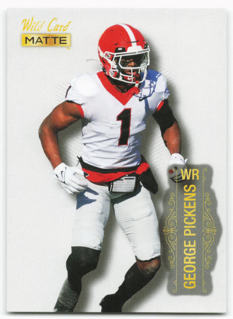 2022 Wild Card MATTE - White #MB-45 George Pickens (RC) for sale online ...