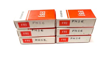 Lot of 6 pcs. FBJ PHS6 Right Hand Lubrication Type Rod End With Female ...