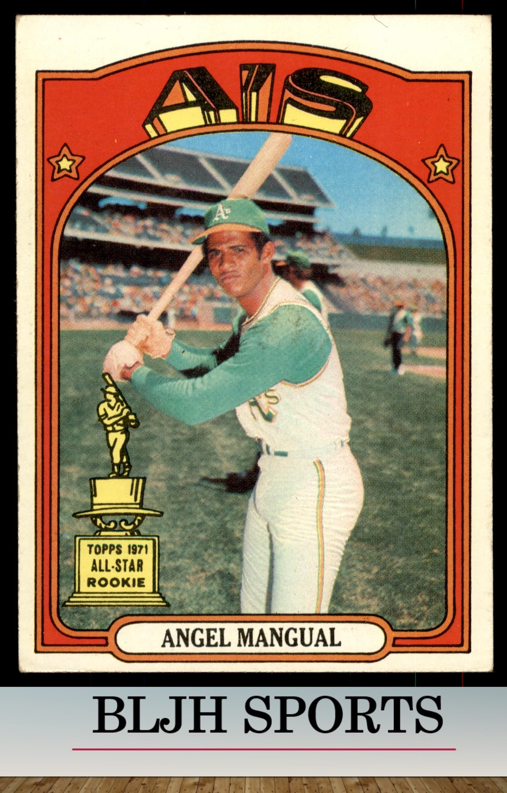 1972 Topps #62 Angel Mangual ASR Oakland Athletics | eBay