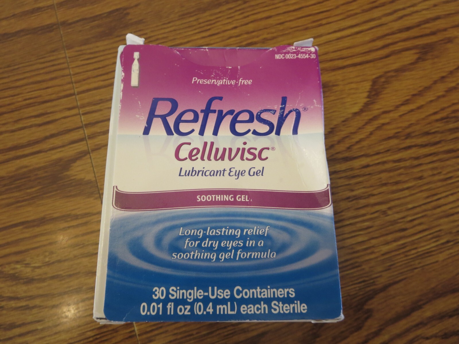 1 Refresh CELLUVISC Lubricant Eye Gel Soothing 30 Ct EXP 4/2025 ...