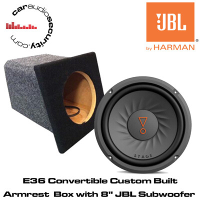 BMW E36 Convertible Custom built Armrest Bass Box with 8" Car JBL ...