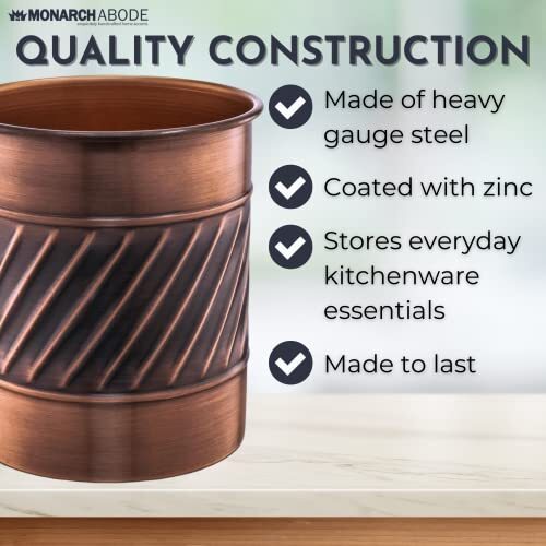 39377 Metal Handcrafted Wave Embossed Caddy, Kitchen Nickel Chrome ...