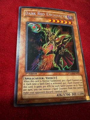 Yugioh x1 Dark Red Enchanter PTDN-EN097 Secret Rare Near Mint 1st ...