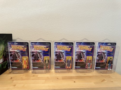 Super 7 Reaction 3.75" Figures: Back to the Future 2 (Set of 5) with ...
