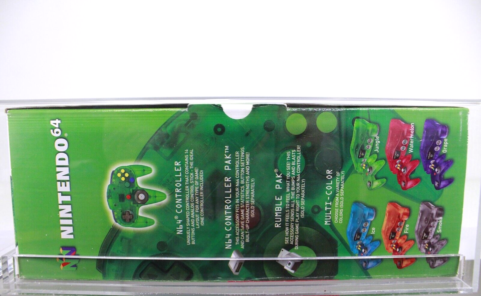 Nintendo 64 Jungle Green N64 Console System | VGA WATA Grade 75 ...