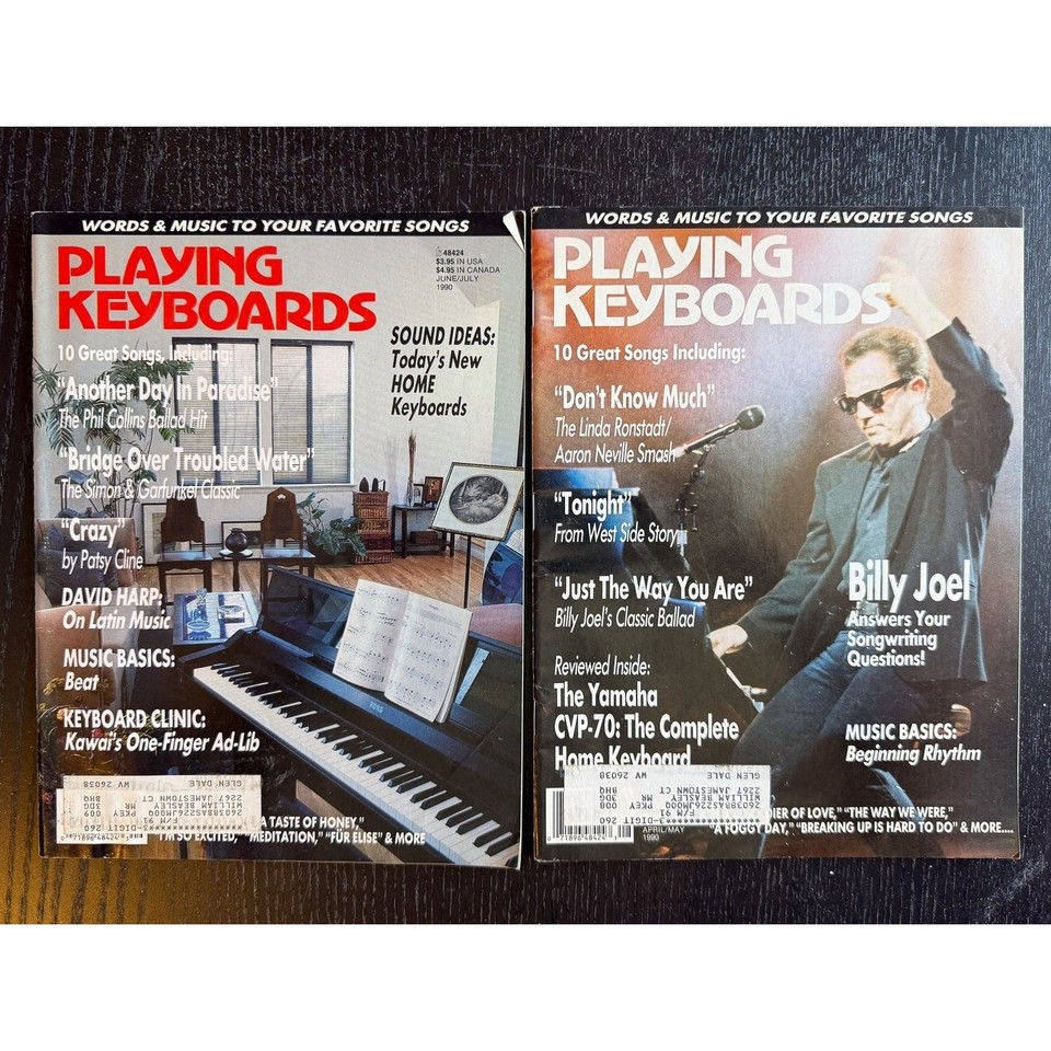 Lot of 6 Playing Keyboards Magazines 1990 -1991 | eBay