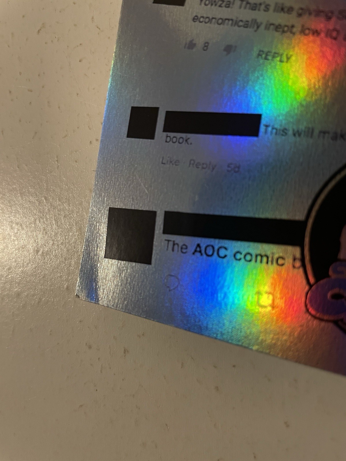 Alexandria Ocasio-Cortez Freshman Force 1 Foil Virgin Comic AOC Wonder ...