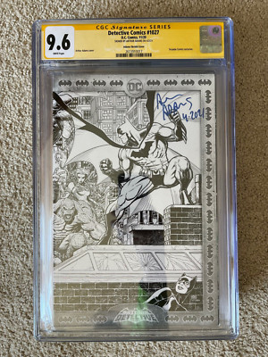 Detective Comics #1027 Variant Sketch Cover CGC SS 9.6 Signed By Arthur ...