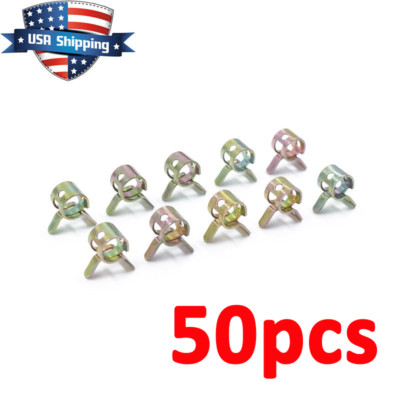 50pcs 6mm Nitro and Gasoline Engine Metal Fuel Line Clips | eBay