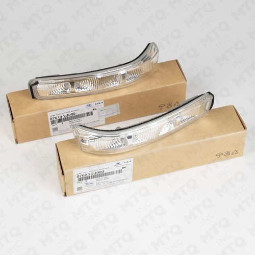 Genuine OEM Kia Side Mirror LED Repeater Lamp Light SET for 87613-2J000 ...