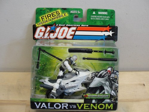 NEW 2004 GI JOE VALOR VS VENOM STORM SHADOW NINJA LIGHTNING CYCLE ...