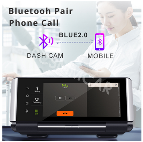 Car Touch Screen Dash Cam GPS Android 4G DVR Camera WIFI ADAS Driving ...