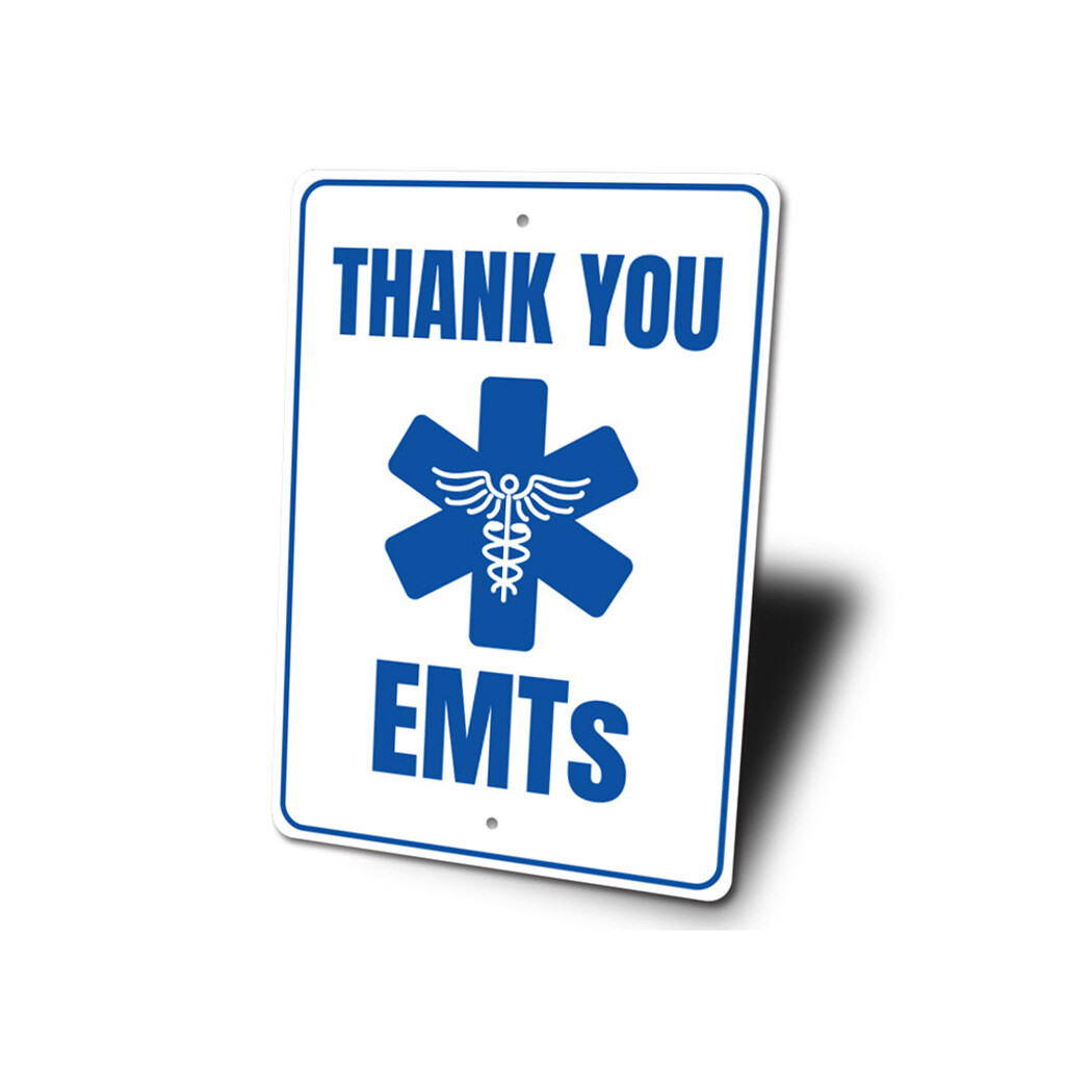 EMT Sign, Support Frontliner Appreciation Sign, Salute to Officers ...