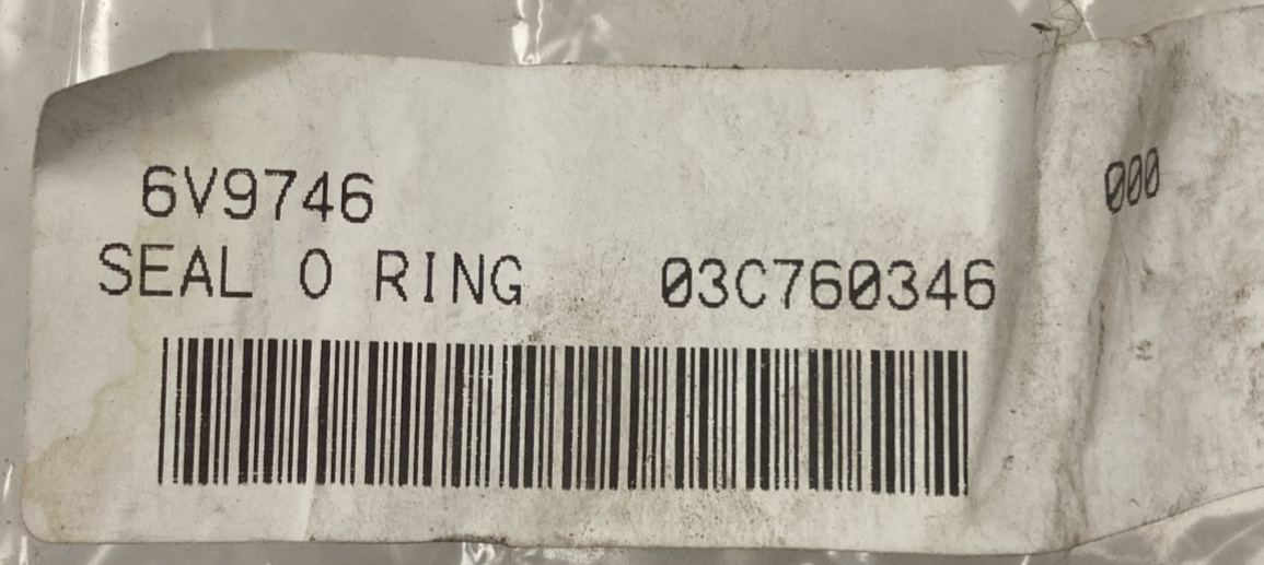 Caterpillar (CAT) 6V-9746 6V9746: 1.78 x 18.94mm 90A NBR O-Ring | eBay