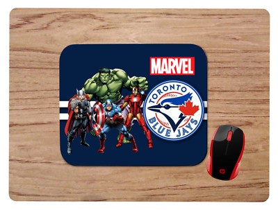 TORONTO BLUE JAYS AVENGERS MOUSE PAD DESK MAT NON-SLIP GIFT COMICS | eBay