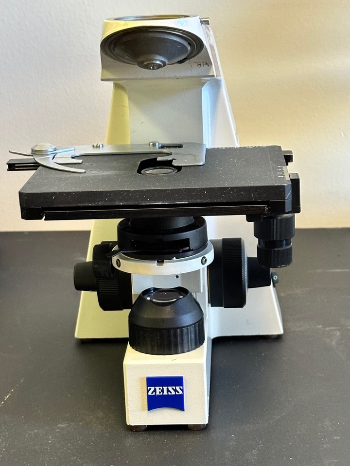 Zeiss Axiostar Plus Microscope, Body with Mechanical Stage and ...