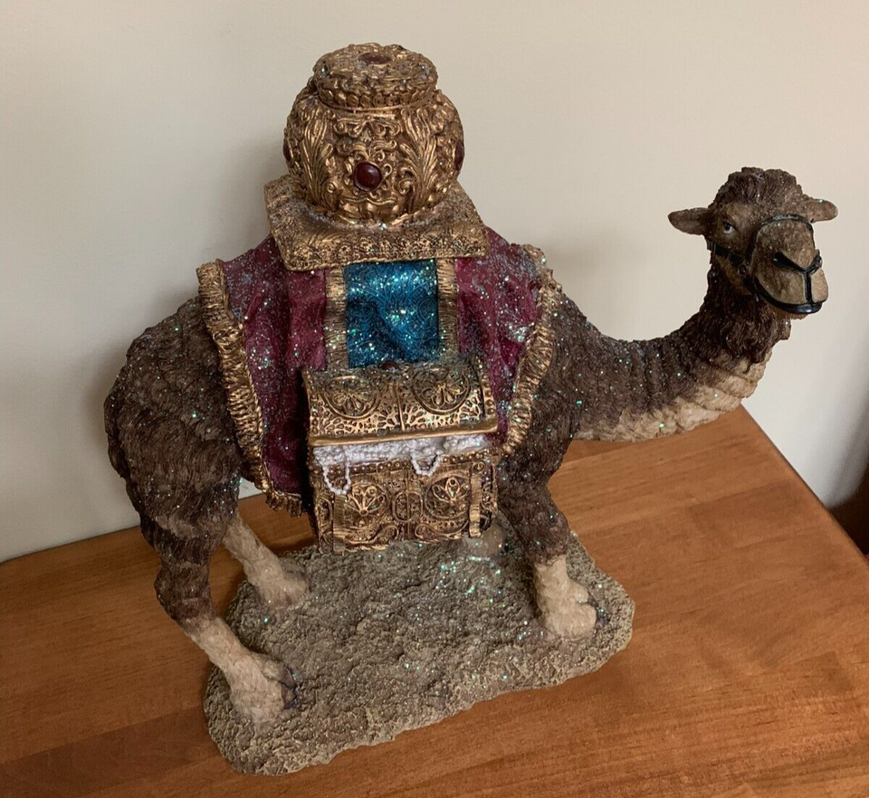 RARE Large Mark Roberts Camel Figurine Christmas Nativity Scene 14" x ...