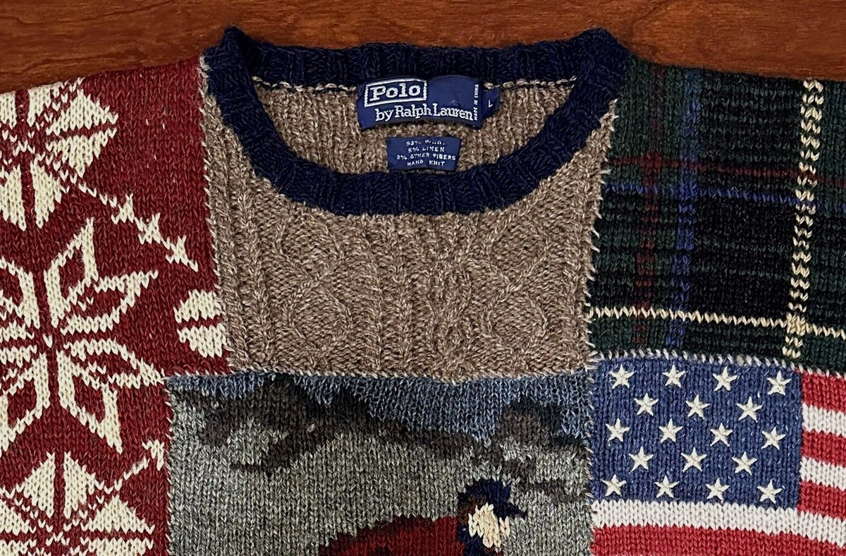 NWOT Polo Ralph Lauren 96 Anniversary Skier Hand Knit NWOT Polo Ralph Lauren 96 Anniversary Skier Hand Knit