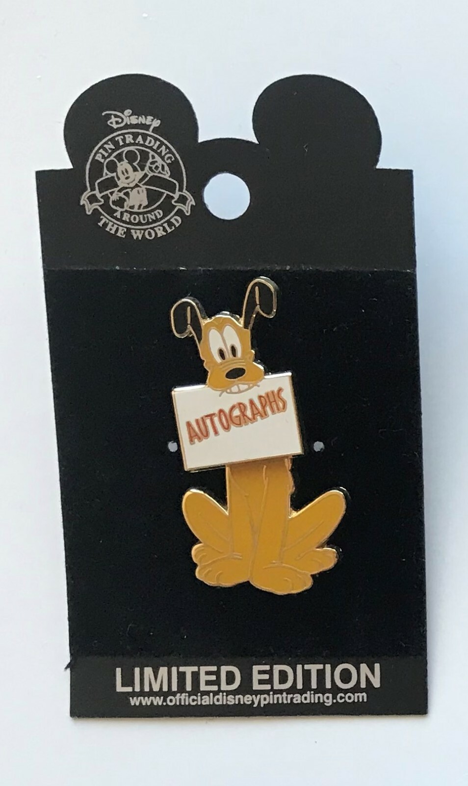 Disney Pins Pluto Autographs Trade Team LE 2500 | eBay