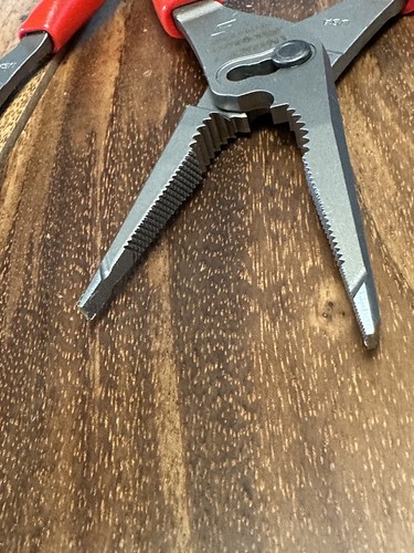 *NEW* Snap On LN47ACF & LN46ACF Needle Nose/Slip-Joint Combination RED ...