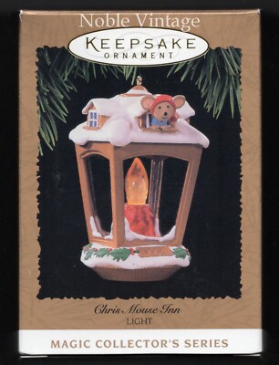 1996 Hallmark Keepsake Chris Mouse Inn - Chris Mouse Series #12 | eBay