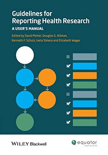Guidelines for Reporting Health Research... by Moher, David Paperback ...