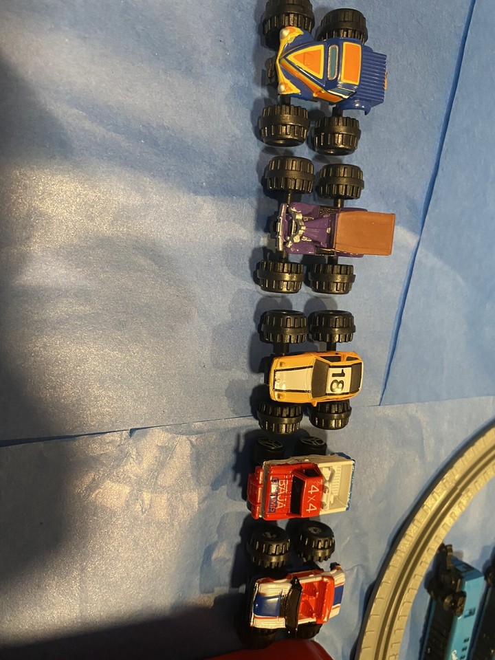 Large Lot Of 1980s Micro Machines Cars And Train With Case . Nice Lot ...