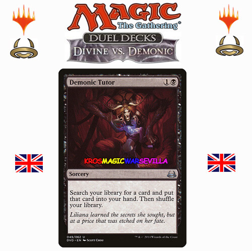 MTG Demonic Tutor - DD DIVINE & DEMONIC ENGLISH NM/M Tutor demoniaco | eBay