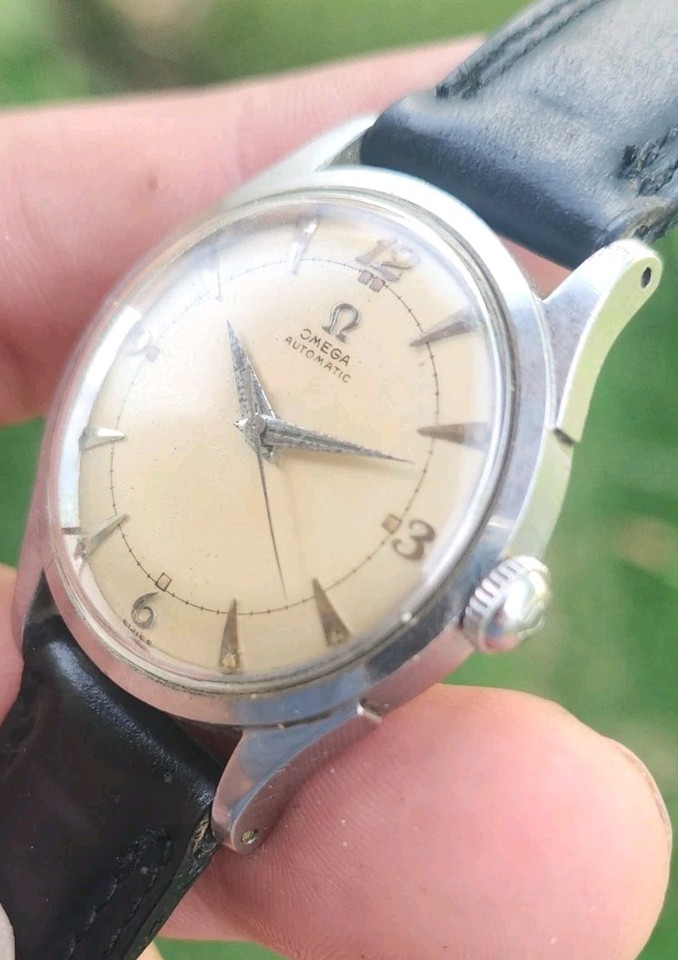 Vintage Omega Automatic Bumper Ref 2635 Cal 351 Men's 1952 Stainles ...