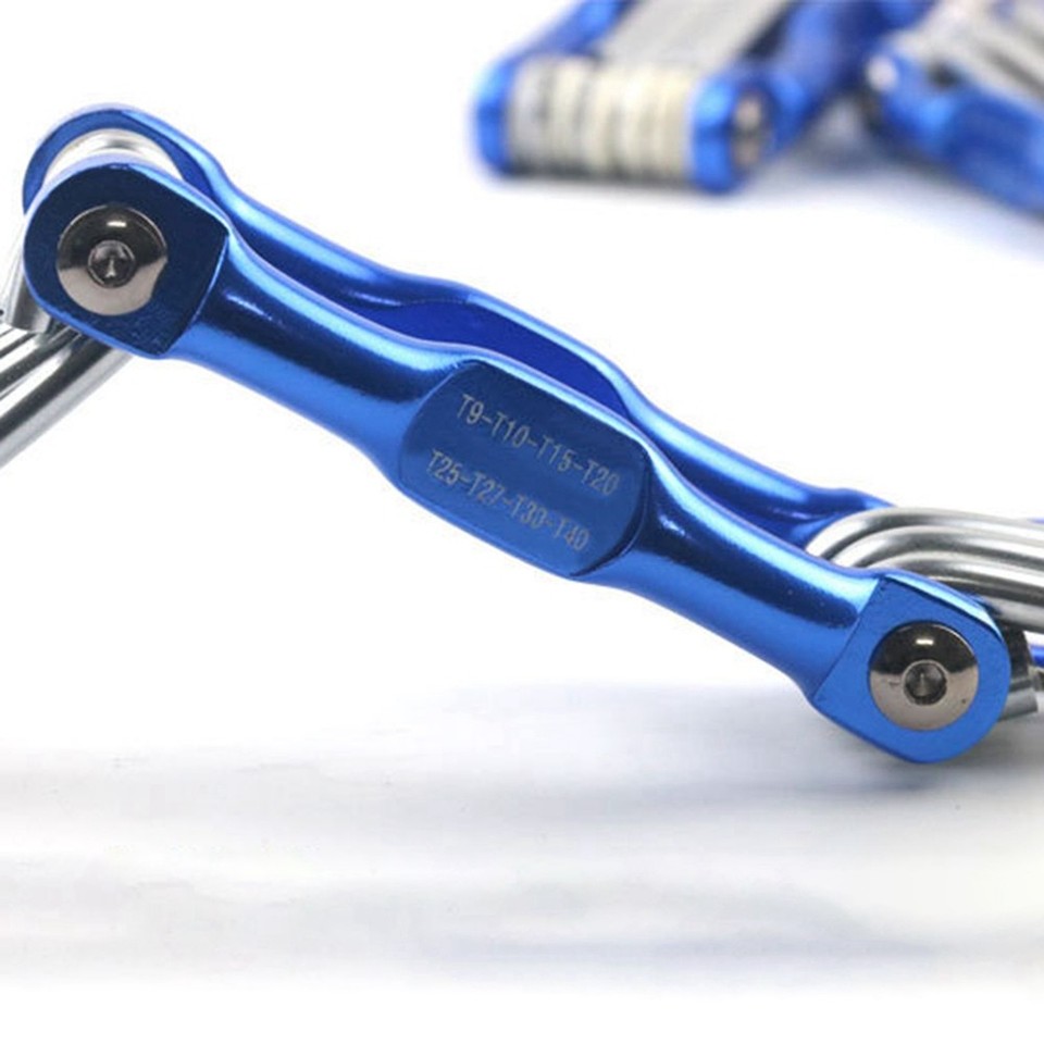 Folding Hex Key Box End Wrench Set Flat Head Spanner Key Set Repair ...