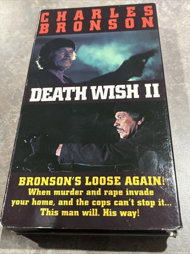 Death Wish 2 (VHS) Charles Bronson 85392603237 | eBay