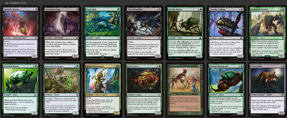 Zask, Skittering Swarmlord MTG EDH Commander Deck! Insect Tribal! | eBay