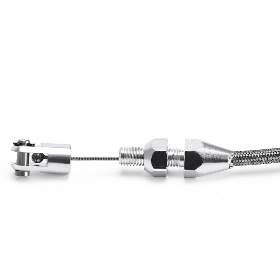 24" Throttle Cable Braided Stainless Steel Universal Accelerator For ...